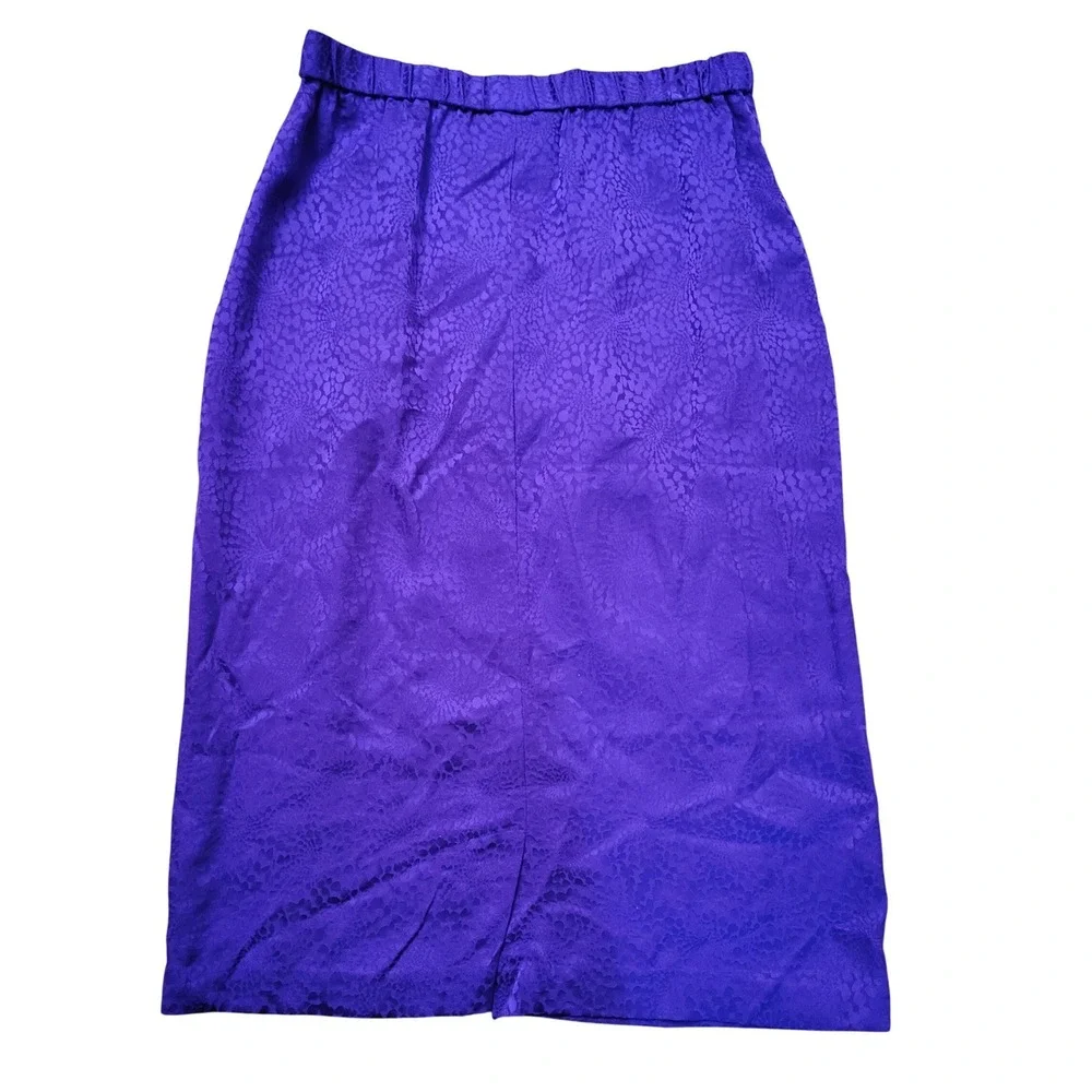 Argenti | Dresses | Argenti Vintage Purple Silk Skirt Set Mandarin Frog ...